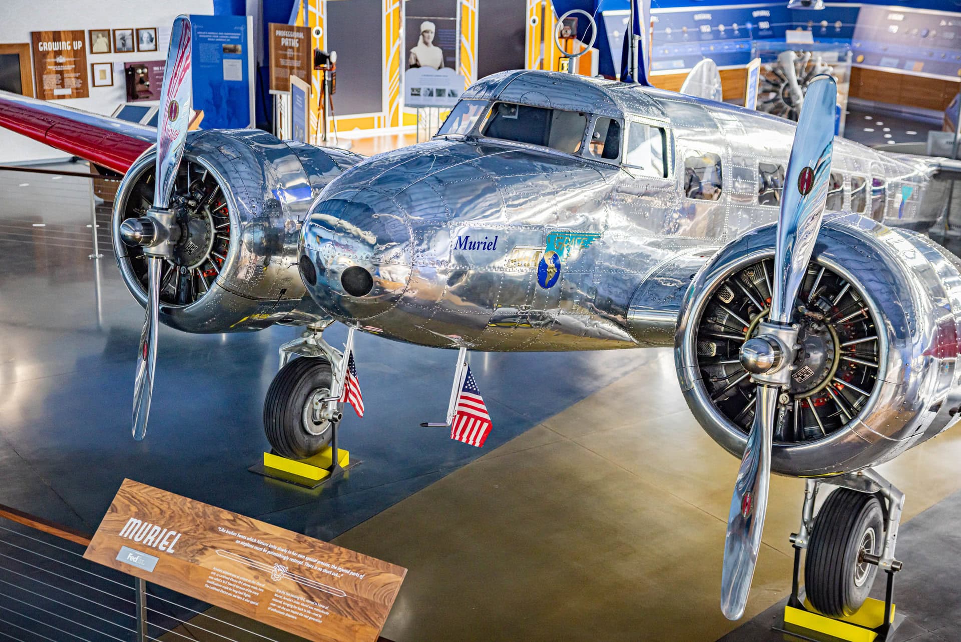 Muriel Lockheed Electra 10-E Aircraft | Amelia Earhart Hangar Museum