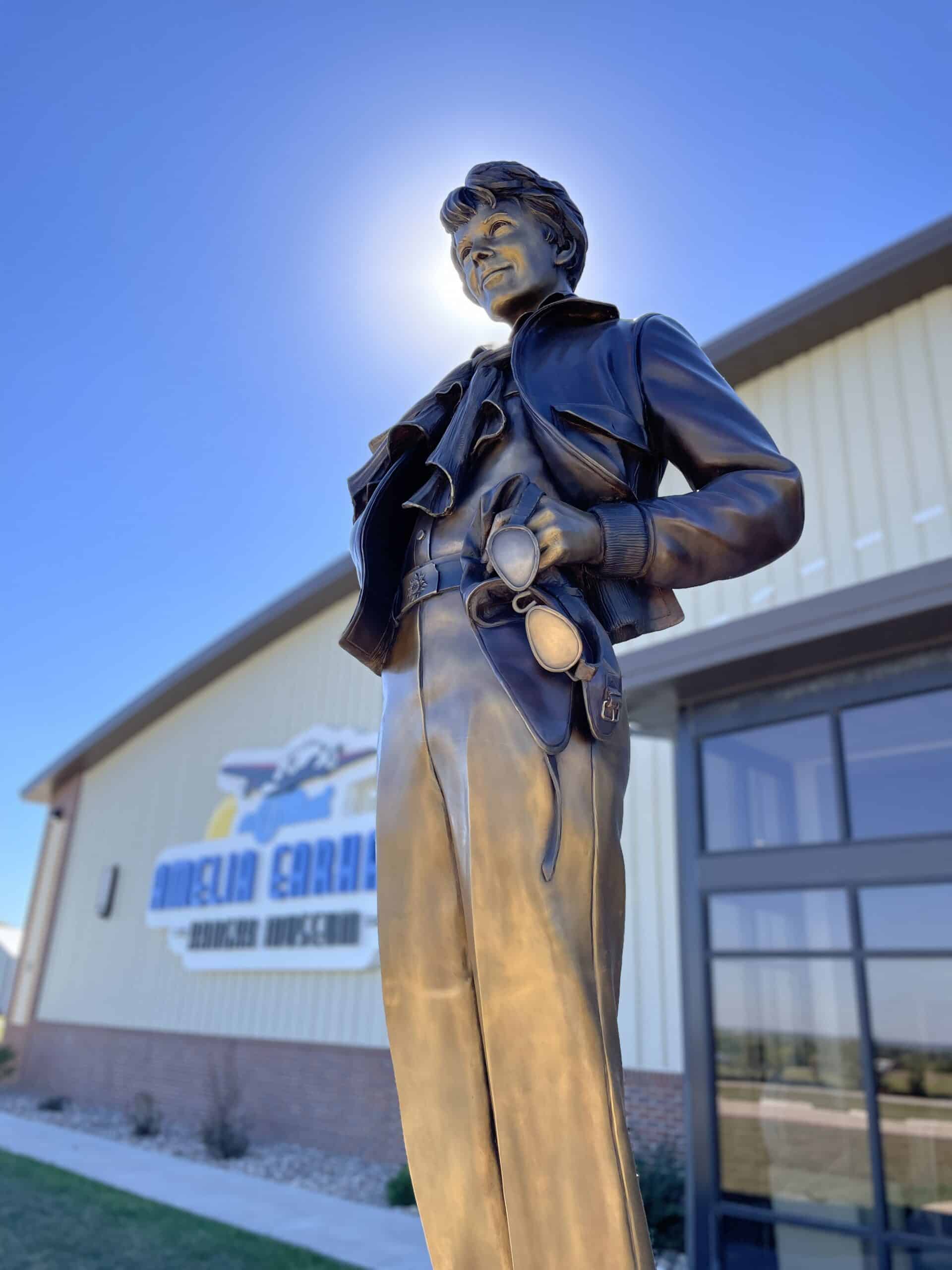 The Statue | Amelia Earhart Hangar Museum